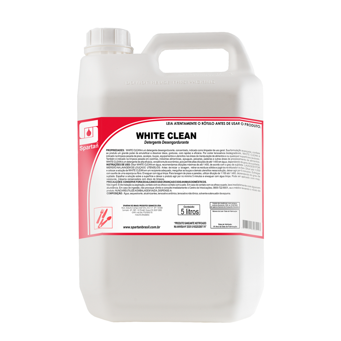 WHITE CLEAN - 5 LT – Spartan BR